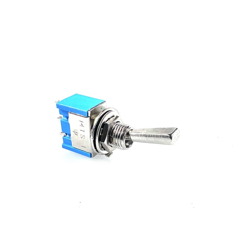 Standard Toggle Switch DA--MTS-102-F1 6mm schaft - flat lever, 1,99
